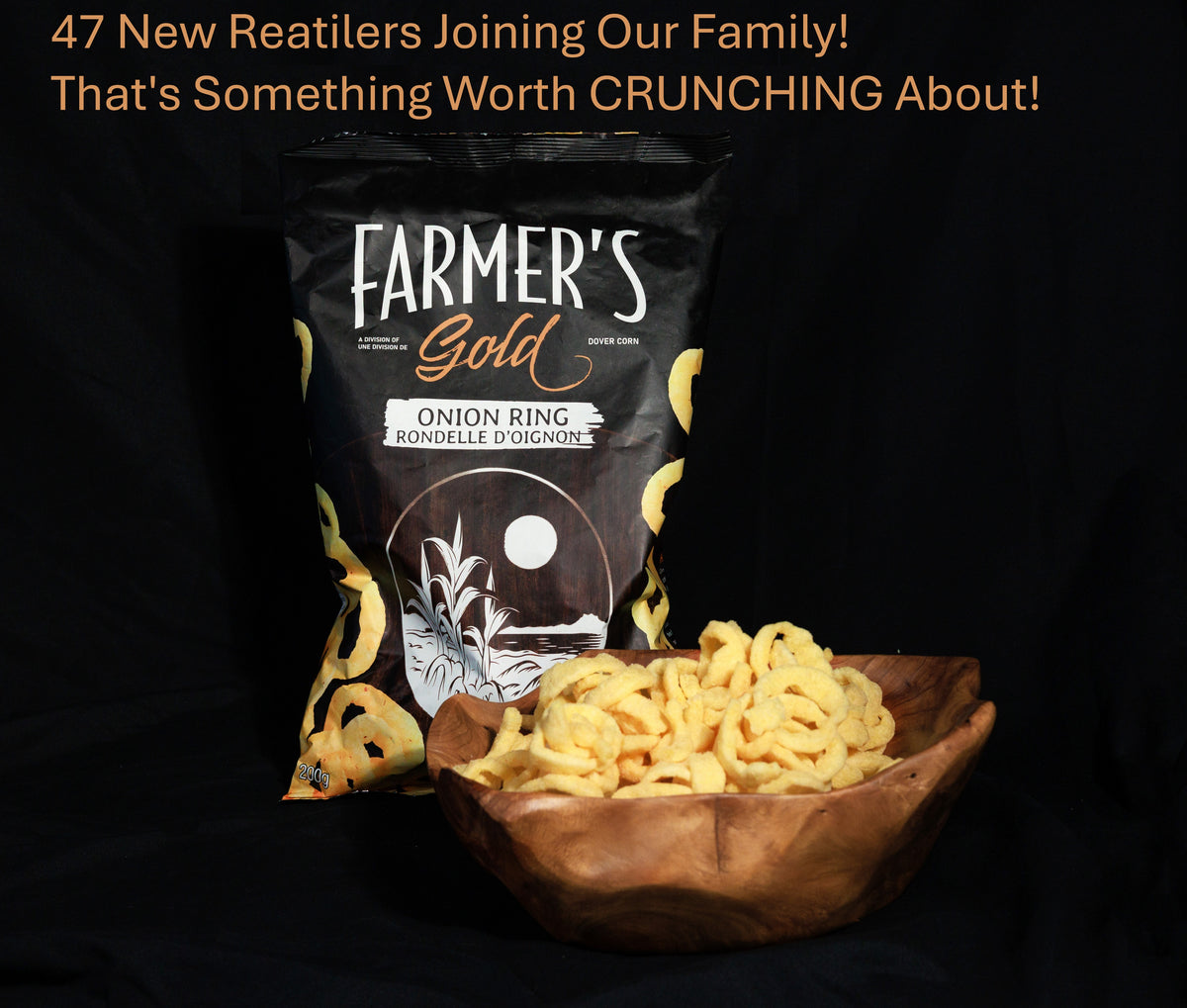 Farmer's Gold Corn Snack Onion Rings · Avid Gourmet